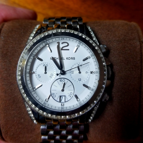 MICHAEL Michael Kors | Jewelry | Michael Kors Silver Watch | Poshmark